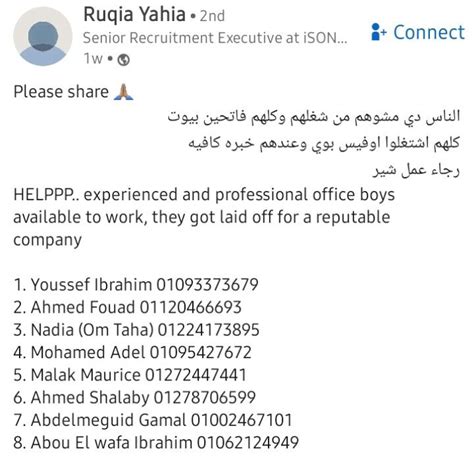 Shaimaa Menisy Posted On Linkedin