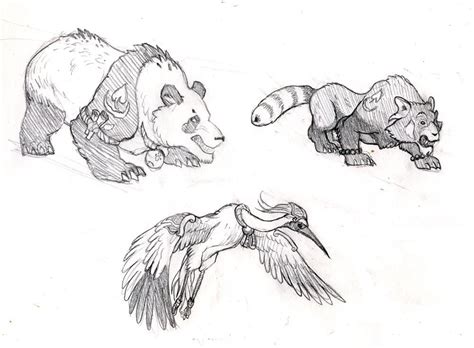 Amazing Pandaren Druid Form Concepts By Czgabrielle On Deviantart Rwow