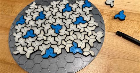 Aperiodic Monotile The Hat And Hex Grid Plate By Dennyp Download Free Stl Model