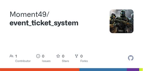 Github Moment49eventticketsystem