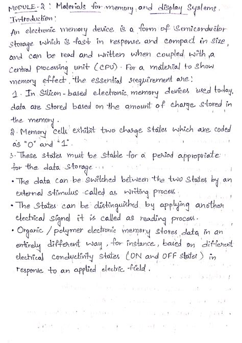 Memory Devices Chemistry For CSE Stream Studocu