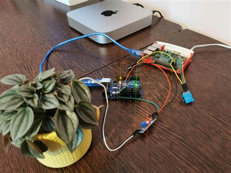 flower monitoring using raspberry pi and arduino