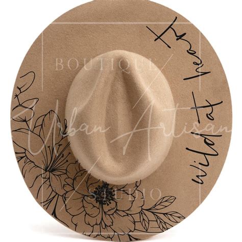 Heart Hat Burning Design Etsy