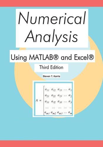 Numerical Analysis Using Matlab And Excel عالم الكتب