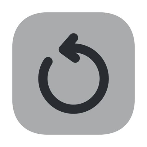 Rotate Left User Interface And Gesture Icons