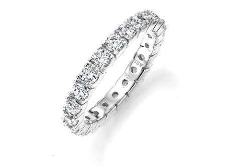 Sterling Silver 275mm Thin Round Eternity Ring Band By Bling Madaras