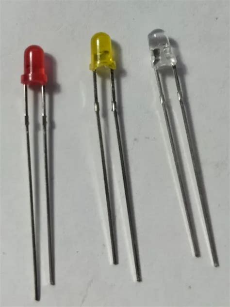 Arduino Access Led 3mm Red Yellow Blue Self Flashing Leds New 2 50 Picclick Au