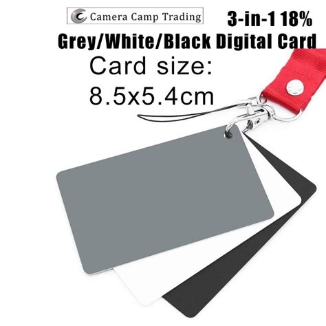 Gray Card White Balance Card 18 Exposure Photography Card Custom