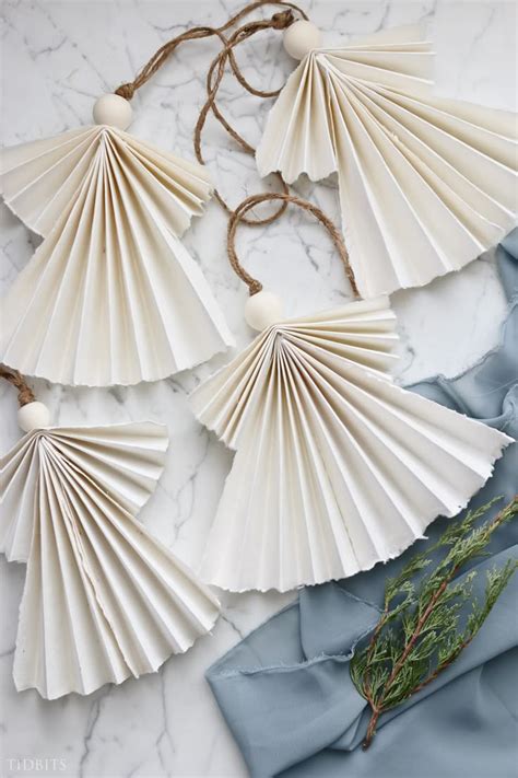How To Make A Paper Angel Christmas Ornament So Beautiful Paper