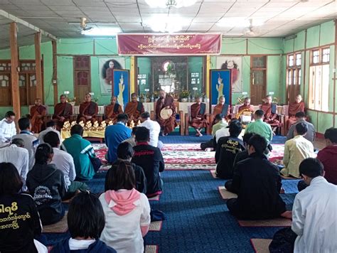 လယ်ဝေးမြို့နယ်၊ သရက်တော ပရိယတ္တိစာသင်တိုက်တွင် အသံမစဲဥပ္ပါတသန္တိပါဠိတော်ရွတ်ဖတ်ပူဇော်ပွဲ အောင်ပ