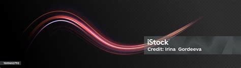 나선형 파도의 반짝이는 불꽃이 빛납니다 곡선의 밝은 스피드 라인이 소용돌이칩니다 반짝이는 물결 모양의 경로입니다 회전하는