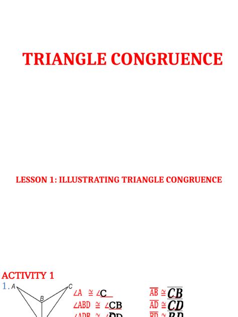 Lesson 2 D Sas Asa Sss Pdf Euclidean Geometry Euclid