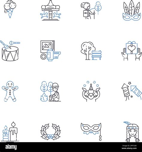 Smart Business Line Icons Collection Innovation Efficiency Agility