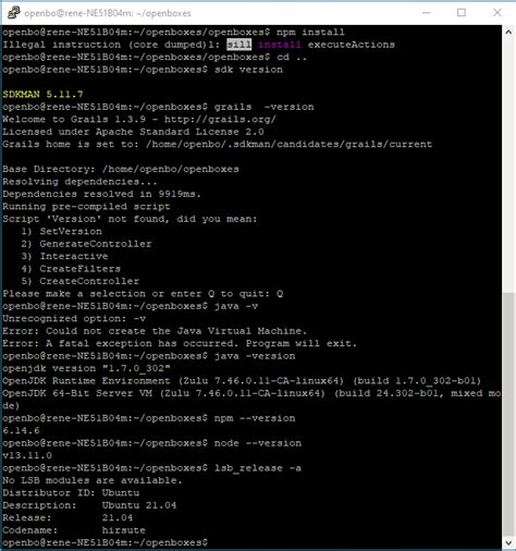 Core Dumped When Run Npm Install · Issue 2530 · Openboxesopenboxes
