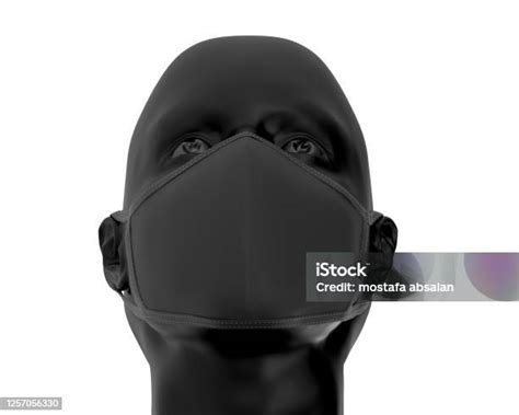 검은 얼굴 마스크 모형 검은 마네킹 3d 렌더링을 통해 어두운 먼지 마스크 흰색 배경에 격리 3차원 형태에 대한 스톡 사진 및 기타 이미지 Istock