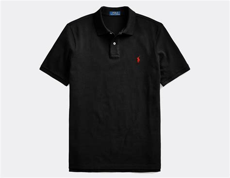 Black Polo Shirt With Logo