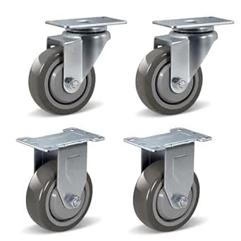 Ninoso Caster Wheels 3 5 Heavy Duty Industrial Casters Set Of 4 With