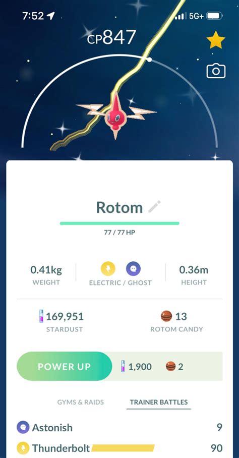 Shiny Rotom R Pokemongo