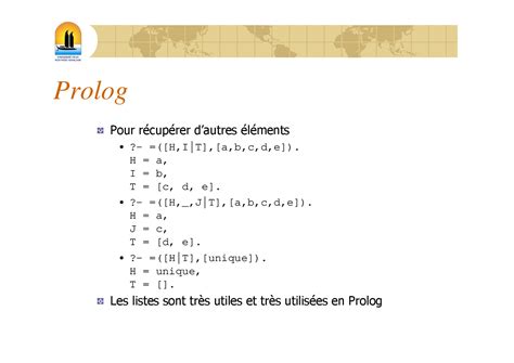 Notes Sur La Programmation Logique Et Fonctionnelle 3° Partie Docsity