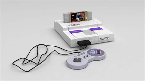 Super Nintendo Snes 3d Model 25 Unknown 3ds Max Fbx Obj Free3d