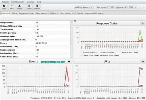 Analyze Nginx Apache Logs Using Seo Log File Analyser Computingforgeeks