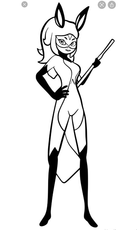 Miraculous Tales Rena Rouge Ladybug Coloring Page Bat Coloring Pages