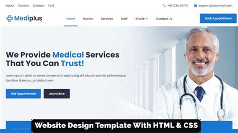 Website Template Design Complete Website With Multiple Pages Uiux