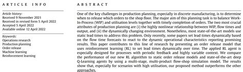 2022年强化学习求解调度问题文章大汇总强化学习 调度问题 Csdn博客 2022年强化学习求解调度问题文章大汇总强化学习 调度问题 Csdn博客