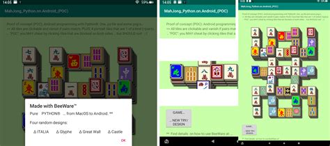 Android Imageview Not Merged How To Staple And Click Them Mahjong Solitaire · Beeware Toga