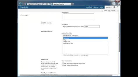 How To Create A Team Site In SharePoint SharePoint Tutorials YouTube