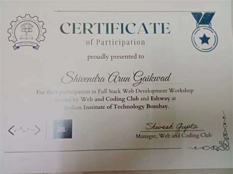 Shivendra Gaikwad On Linkedin Excited To Share That I Have