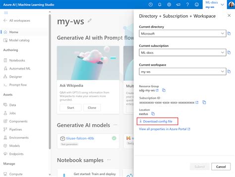 manage workspaces in portal or python sdk v2 azure machine learning