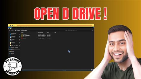 How To Open D Drive In Computer Youtube
