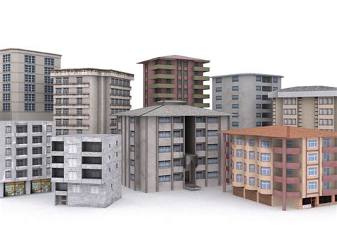 Pro Building Pack V1 3d 도시 Unity Asset Store