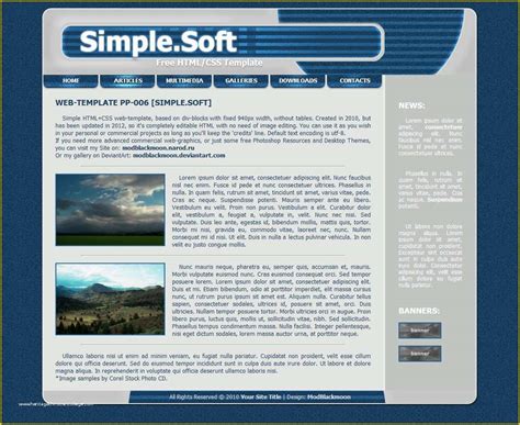 Fixed Header Website Templates Free Download Of Fixed Column Table Free