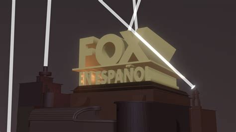 Fox En Espaol Logo Remake 2002 Download Free 3d Model By Reynosa2000