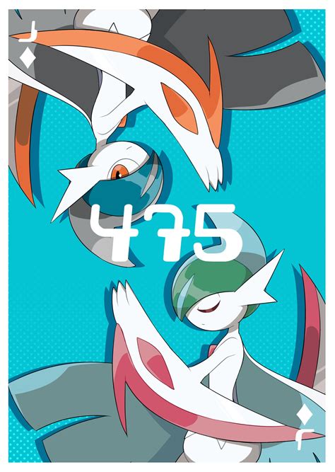 Gallade And Mega Gallade Pokemon Drawn By Hanamoru Danbooru