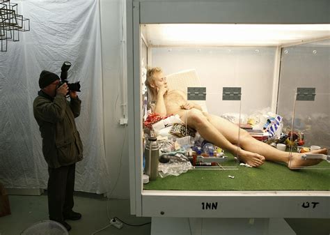 Naked Art Student Finally Released From His Box Iceland Monitor