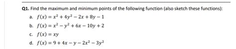 Solved Can You Please Sketch This Functions A B C D Chegg