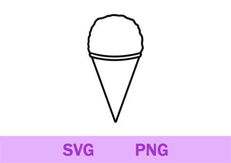 Snow Cone Clipart Black And White At John Richard Blog