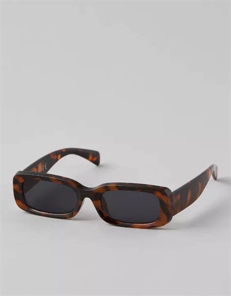 Aeo Rectangular Tortoise Sunglasses