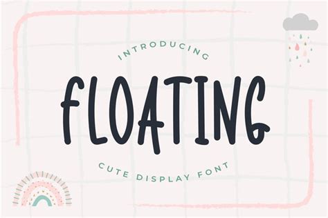 Floating Cute Display Font