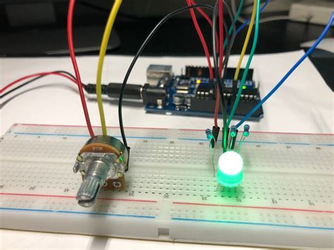 Controlling Led With Potentiometer Arduino And Ai