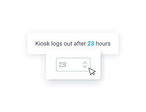 Kiosk Clockify Features