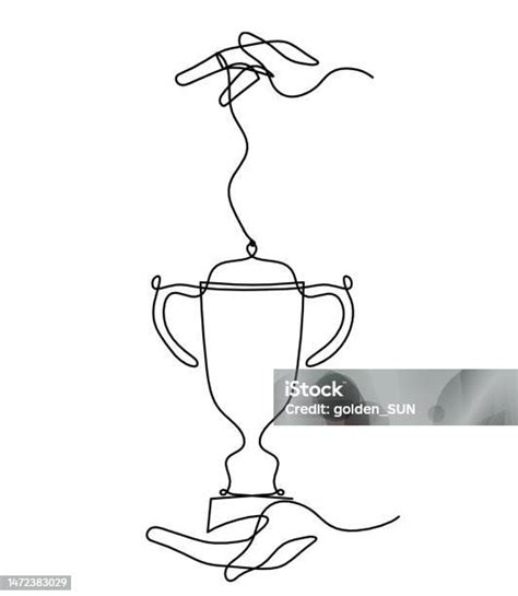 흰색에 그리는 연속 선으로 손으로 추상 컵 귀여운에 대한 스톡 벡터 아트 및 기타 이미지 귀여운 단발 머리 라인아트