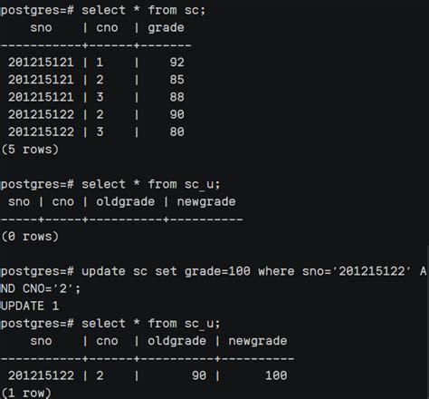 Opengauss触发器实验触发器使用方法讲解(厦门大学)opengauss 触发器 Csdn博客 Opengauss触发器实验触发器使用方法讲解(厦门大学)opengauss 触发器 Csdn博客
