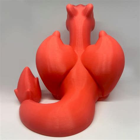 Chibi Charizard 3d Print Without Supports For Fdm Printer [oc] R 3dprinting