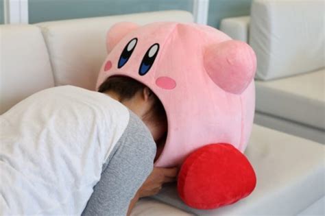 Heres A Couple Of Hilarious Photos Featuring Inhaling Kirby Plush Cushion Nintendosoup
