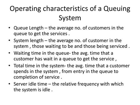 Ppt Queuing Theory Powerpoint Presentation Free Download Id5406772
