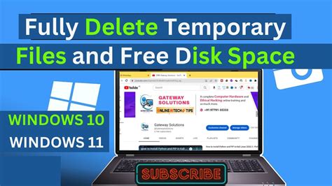 Cleanup Your Computer Fully Delete Temporary Files And Free Disk Space Auto Temp File